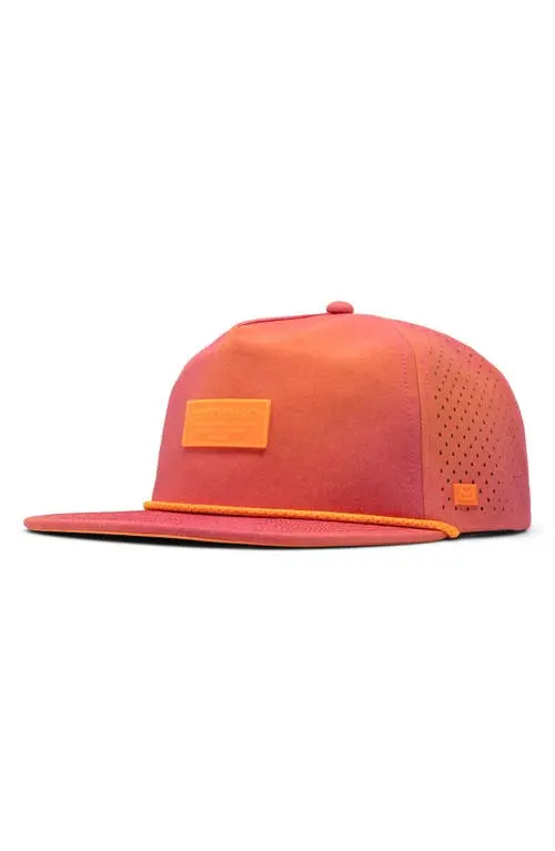 MELIN Coronado Brick Aura Hydro Performance Snapback Cap - Sunset Aura