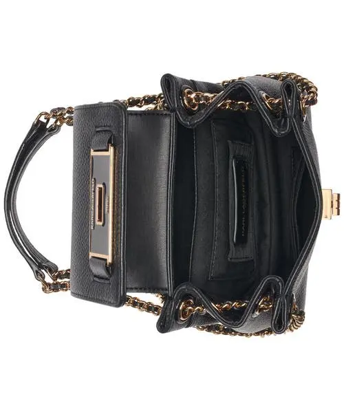 Karl Lagerfeld Paris Bridgette Crossbody - Black/gold