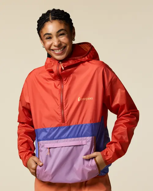 COTOPAXI Teca Half-zip Windbreaker - Smell The Begonias