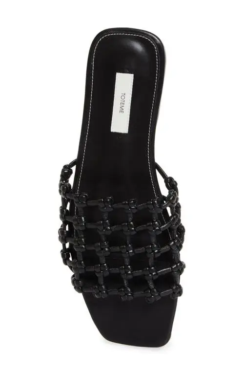 TOTEME Lattice Slide Sandal