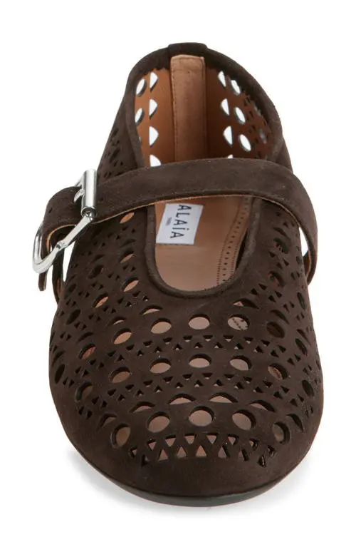 Alaïa Vienne Perforated Ballet Flat