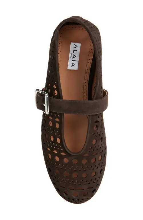 Alaïa Vienne Perforated Ballet Flat