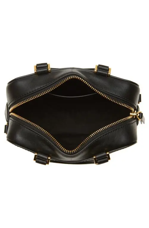 Veronica Beard Boxy Top Handle Leather Bag