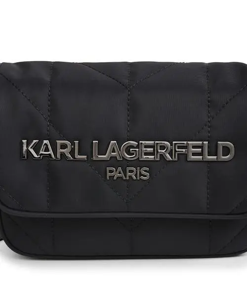 Karl Lagerfeld Paris Voyage Messenger - Black/dark Gunmetal