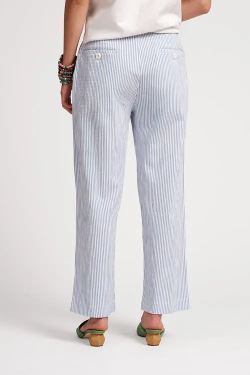 FRANCES VALENTINE Coleman Stripe Seersucker Pants
