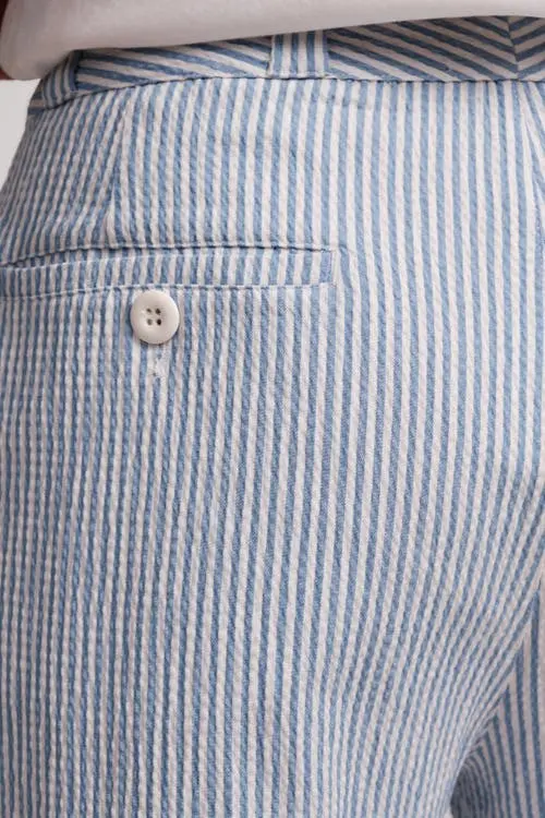 FRANCES VALENTINE Coleman Stripe Seersucker Pants