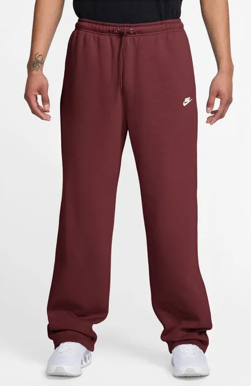 Nike Club Fleece Bungee Pants - Dark Team Red/white