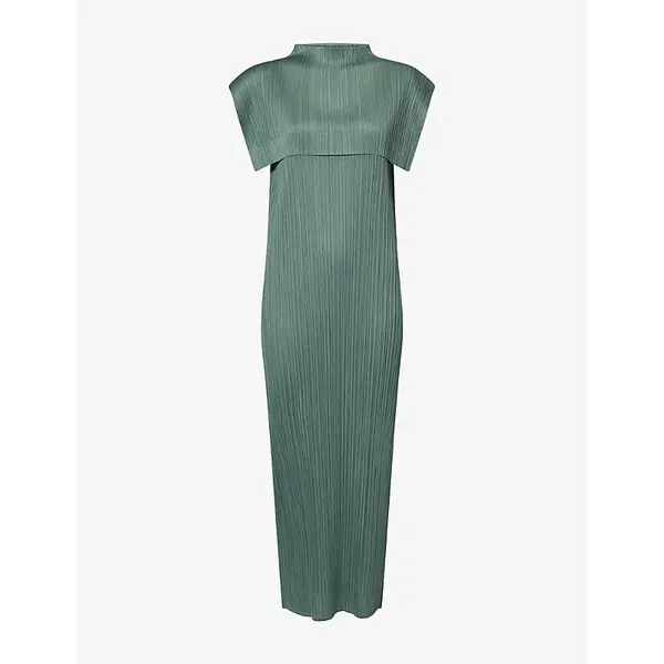 moss green midi dress Jenni Kayne Rove Dress main image 1