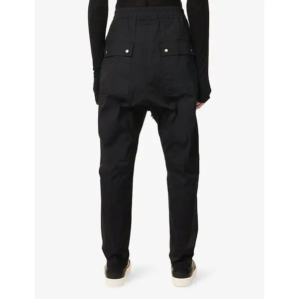 Rick Owens Bela Straight-leg Cotton Trousers - Black
