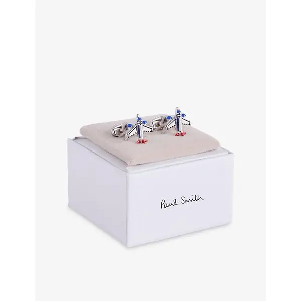 Paul Smith Aeroplane Copper And Zinc Cufflinks