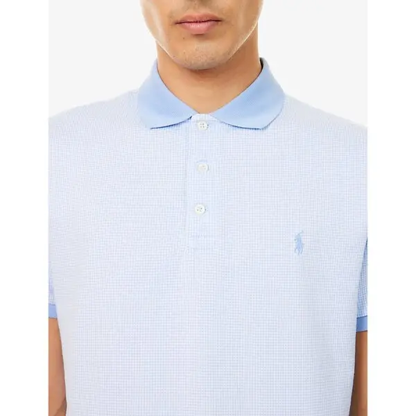 Polo Ralph Lauren Printed Custom Slim-Fit Cotton-Jersey Polo Shirt Xxl In Dress  Shirt Blue/White - 55% Off | Editorialist