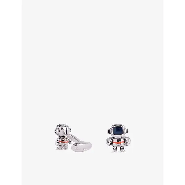 Paul Smith Astronaut Copper And Zinc Cufflinks - Silver