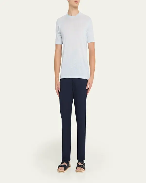 Orlebar Brown Tailored Fit Italian Seersucker Trousers