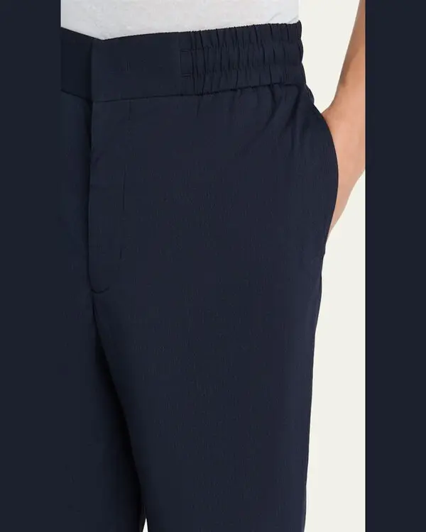 Orlebar Brown Tailored Fit Italian Seersucker Trousers