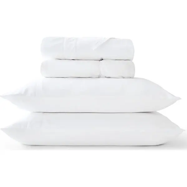 CHRISTY Balmoral Luxury Cotton Sateen Sheet Set Bundles - White