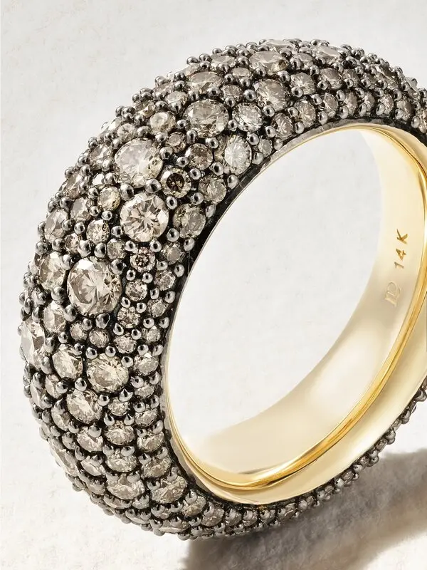 LUCY DELIUS Bombé Diamond Ring