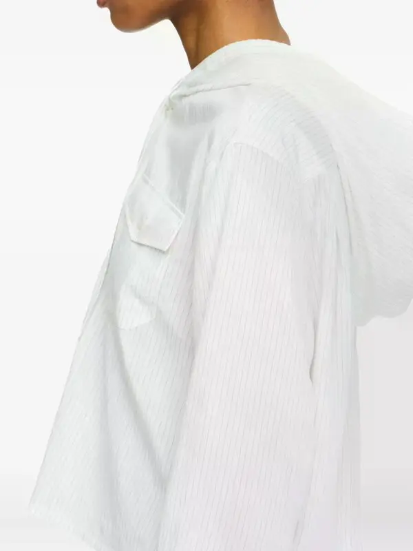 JW Anderson Cropped Hooded Shirt
