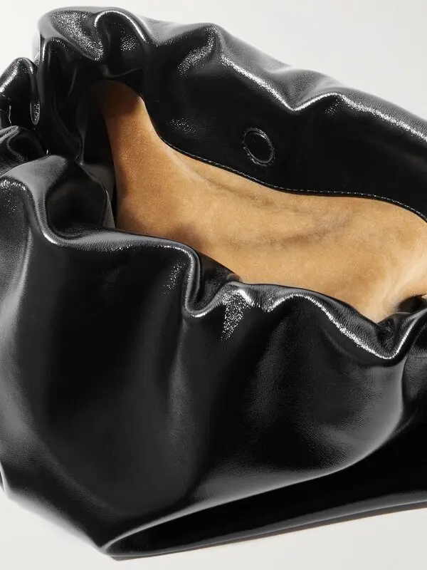 Loewe Flamenco Large Embellished Leather Clutch