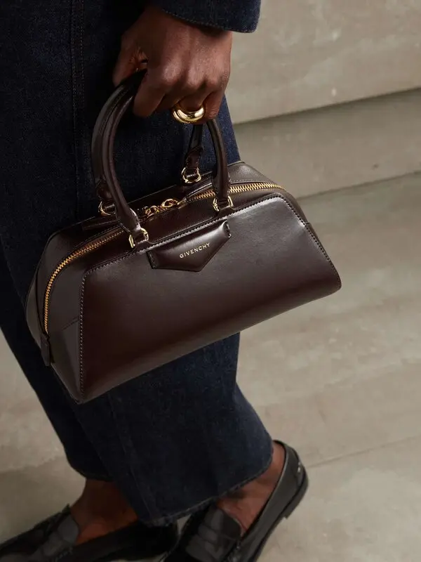 Givenchy Antigona East-west Small Glossed-leather Tote