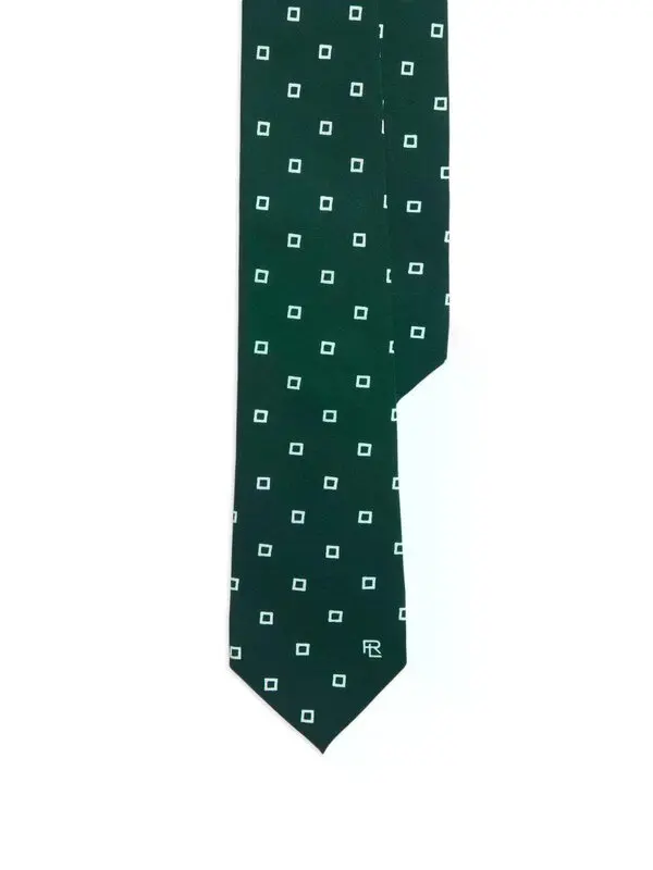 Ralph Lauren Purple Label Mulberry-silk Neck Tie - Green