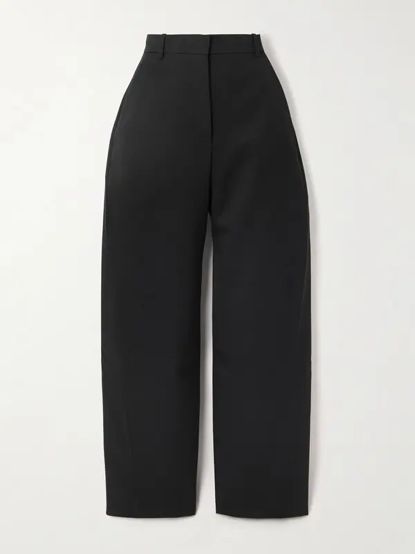 Givenchy Grain De Poudre Wool Tapered Trousers