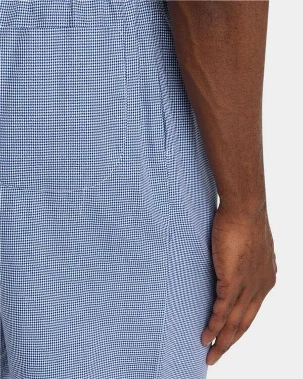 Derek Rose Apos;s Barker Micro Houndstooth Cotton Lounge Pants
