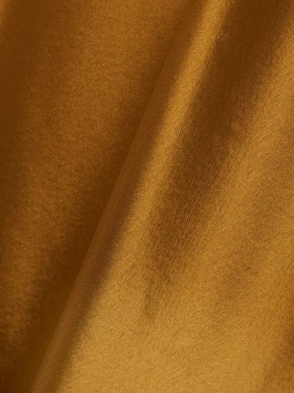 Galvan Sienna Satin Halterneck Gown - Brown