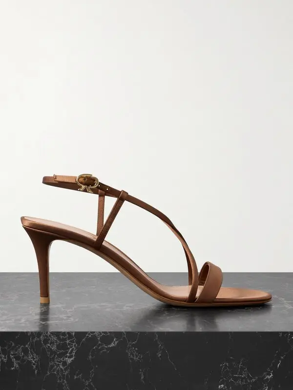 GIANVITO ROSSI 70 Satin Sandals