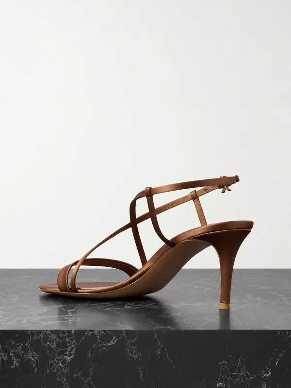 GIANVITO ROSSI 70 Satin Sandals