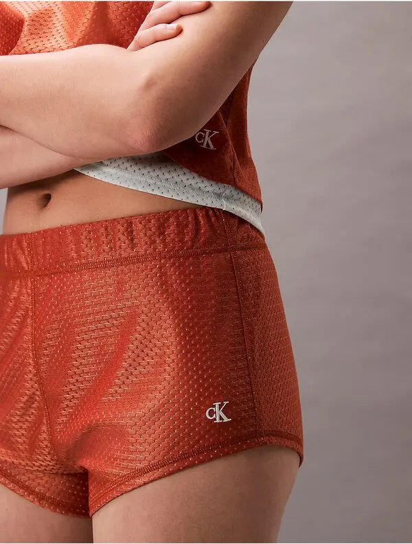 Calvin Klein Pride Mesh Shorts - Cosmic Rust