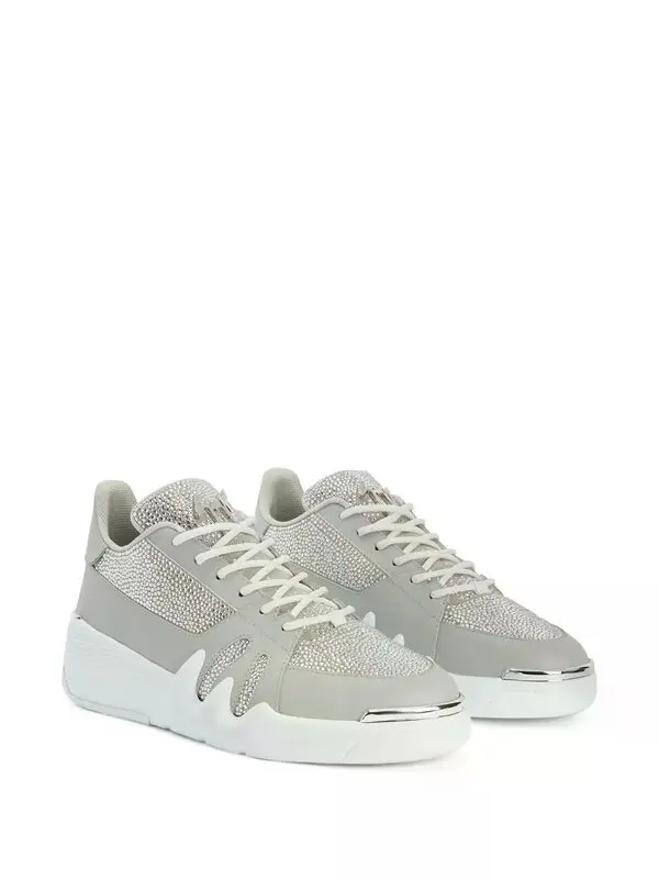 GIUSEPPE ZANOTTI Talon Crystal-embellished Low-top Sneakers