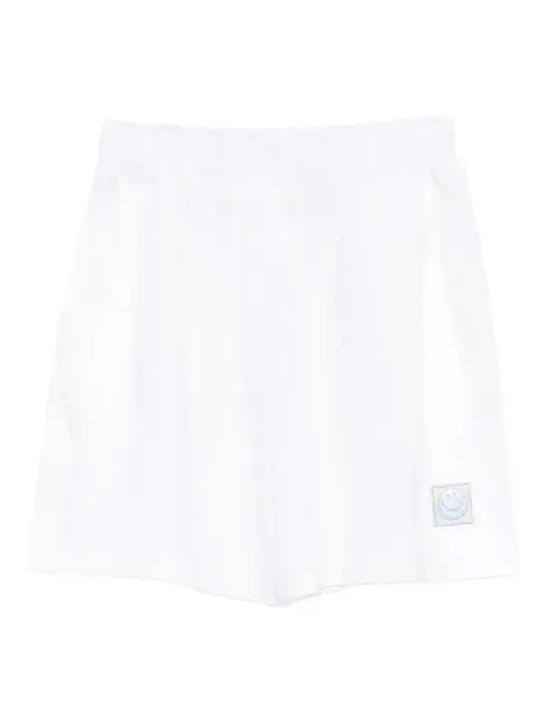 Joshua Sanders Piquet Smiley Shorts - White