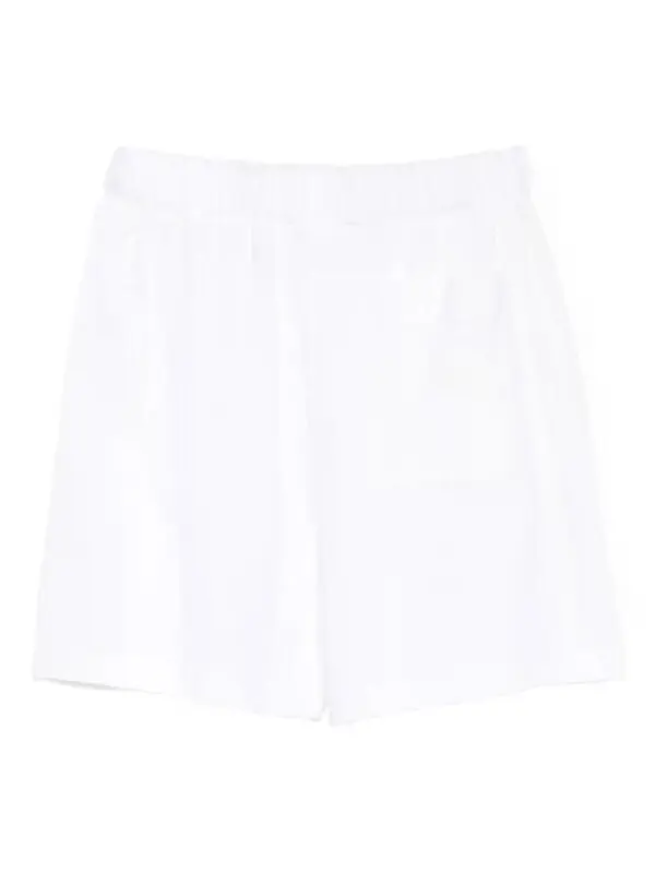 Joshua Sanders Piquet Smiley Shorts - White