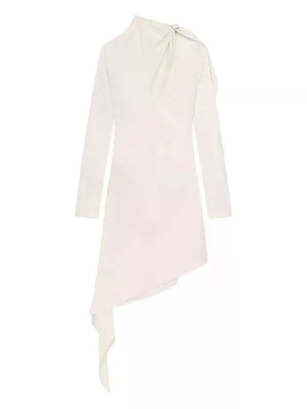 COURREGES Asymmetrical Long-sleeve Dress