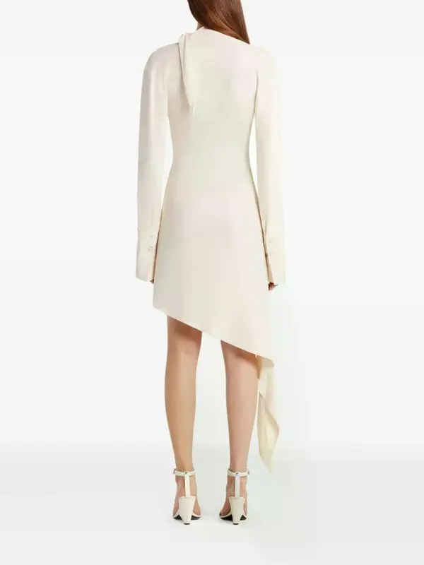 COURREGES Asymmetrical Long-sleeve Dress