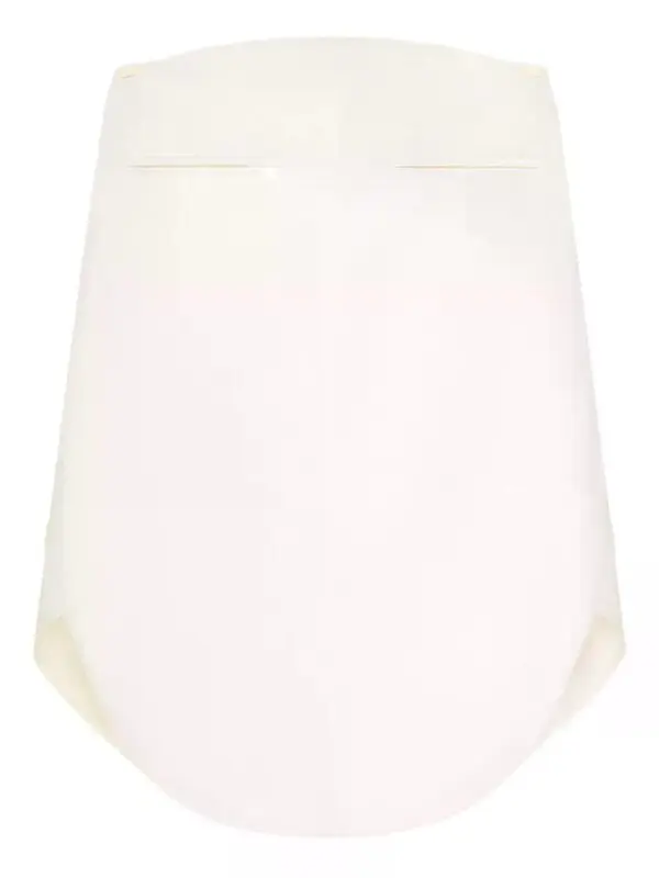 COURREGES High-waisted Pencil Skirt - White