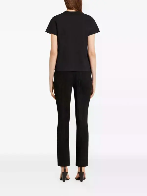 COURREGES Ribbed Flared Trousers