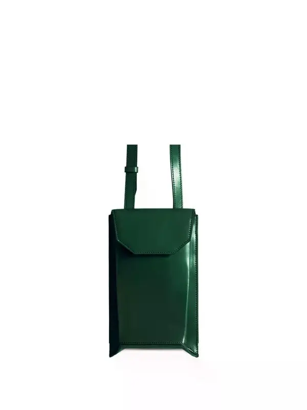 MERRYL TIELMAN Joost Leather Cross Body Bag - Green