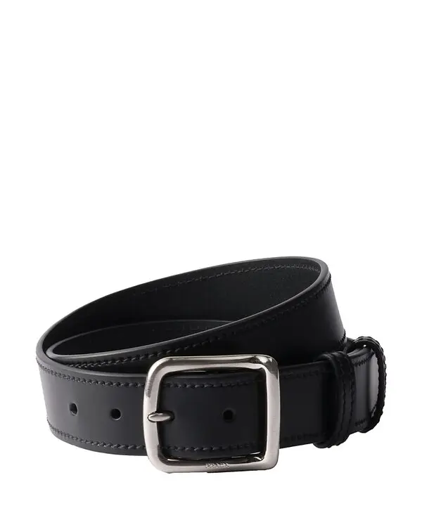 Prada Leather Belt - Black