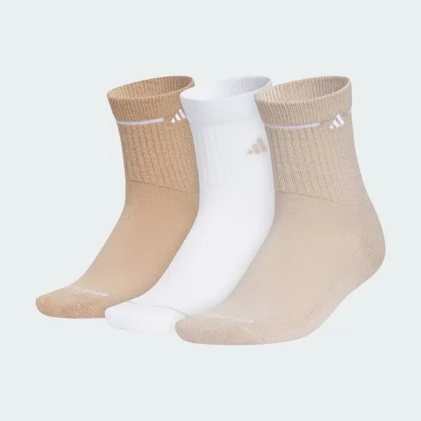 Adidas Cushioned Sport 3.0 High Quarter Socks 3-pack - Warm Sandstone / White / Beige