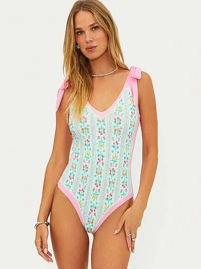 Victoria's Secret Beach Riot Akira One-piece Swimsuit - Blue