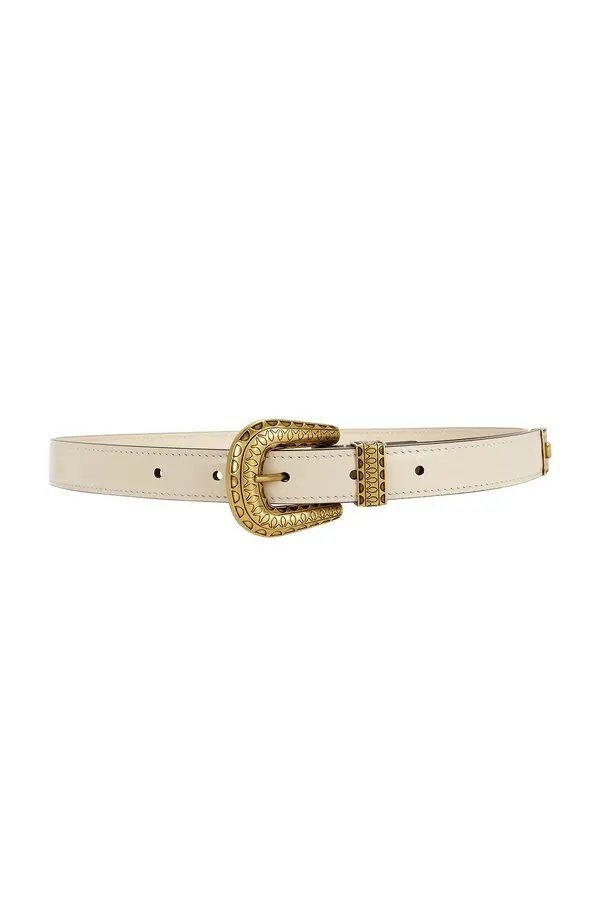 Valentino Garavani Vlogo Signature 20 Belt - Butter White