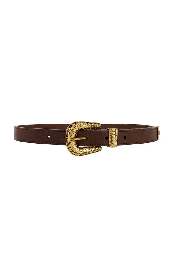 Valentino Garavani Vlogo Signature 20 Belt - Chocolate Chip