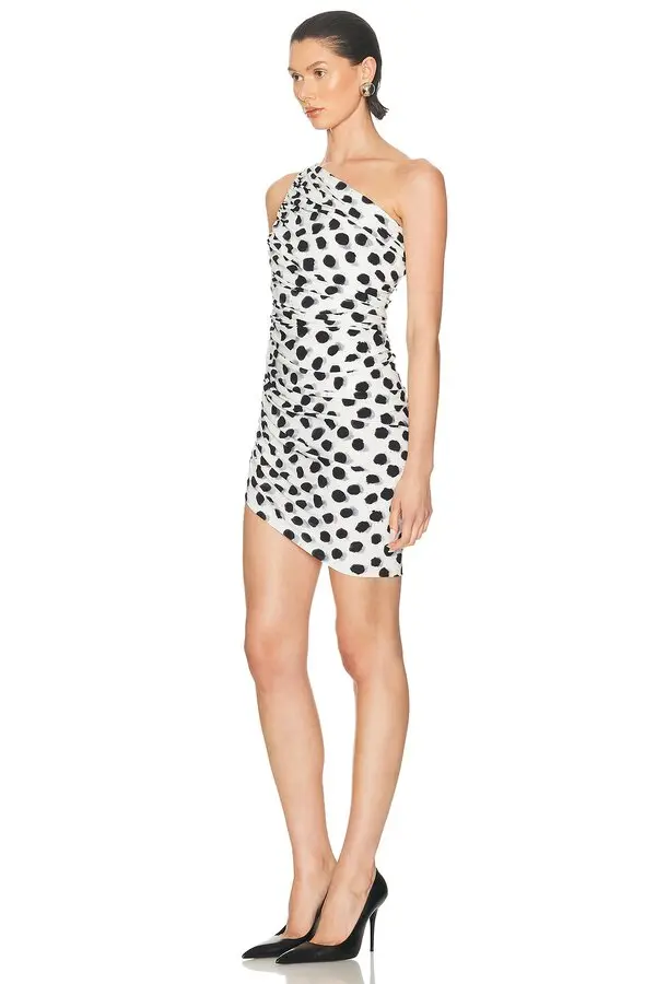 Norma Kamali Pickleball Diana Dress - Paint Dots