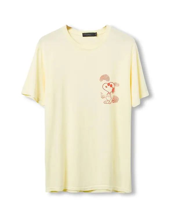 Junk Food Clothing Peanuts Snoopy Day Trippin' Vintage Tee - Buttercup