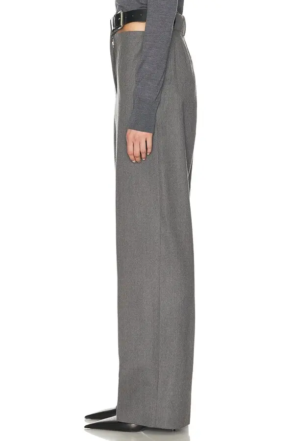 Stella McCartney Belted Flannel Trousers