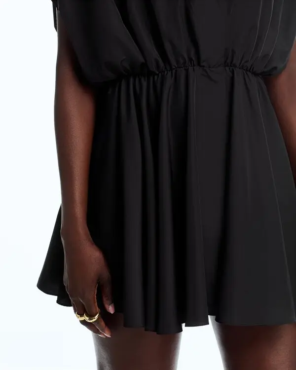 norma kamali flared mini dress NK HALTER FLARED MINI DRESS – Baby – Norma Kamali