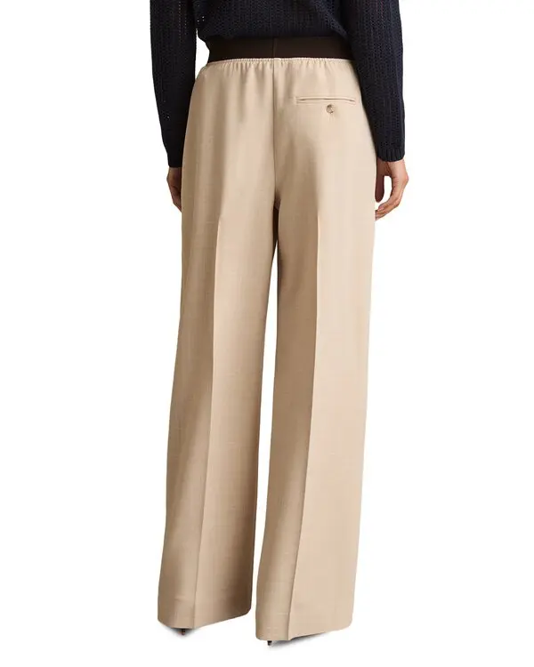 REISS Wilde Wide Leg Trousers