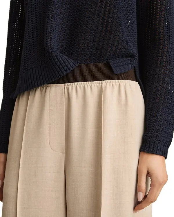 REISS Wilde Wide Leg Trousers