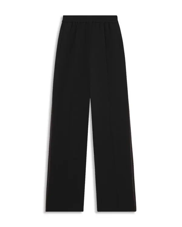 REISS Side Stripe Wide Leg Trousers